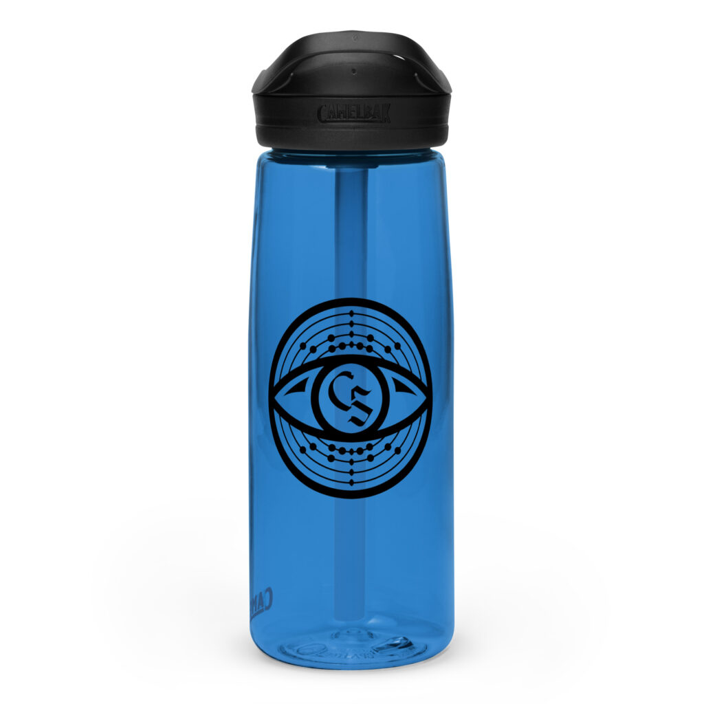Einhorn's Epic Productions CURIE SOCIETY: Eye for Science Water Bottle